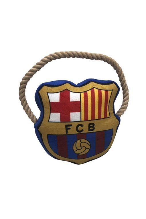 Juguete para Perro con Peluche Barça Diversión para Mascotas